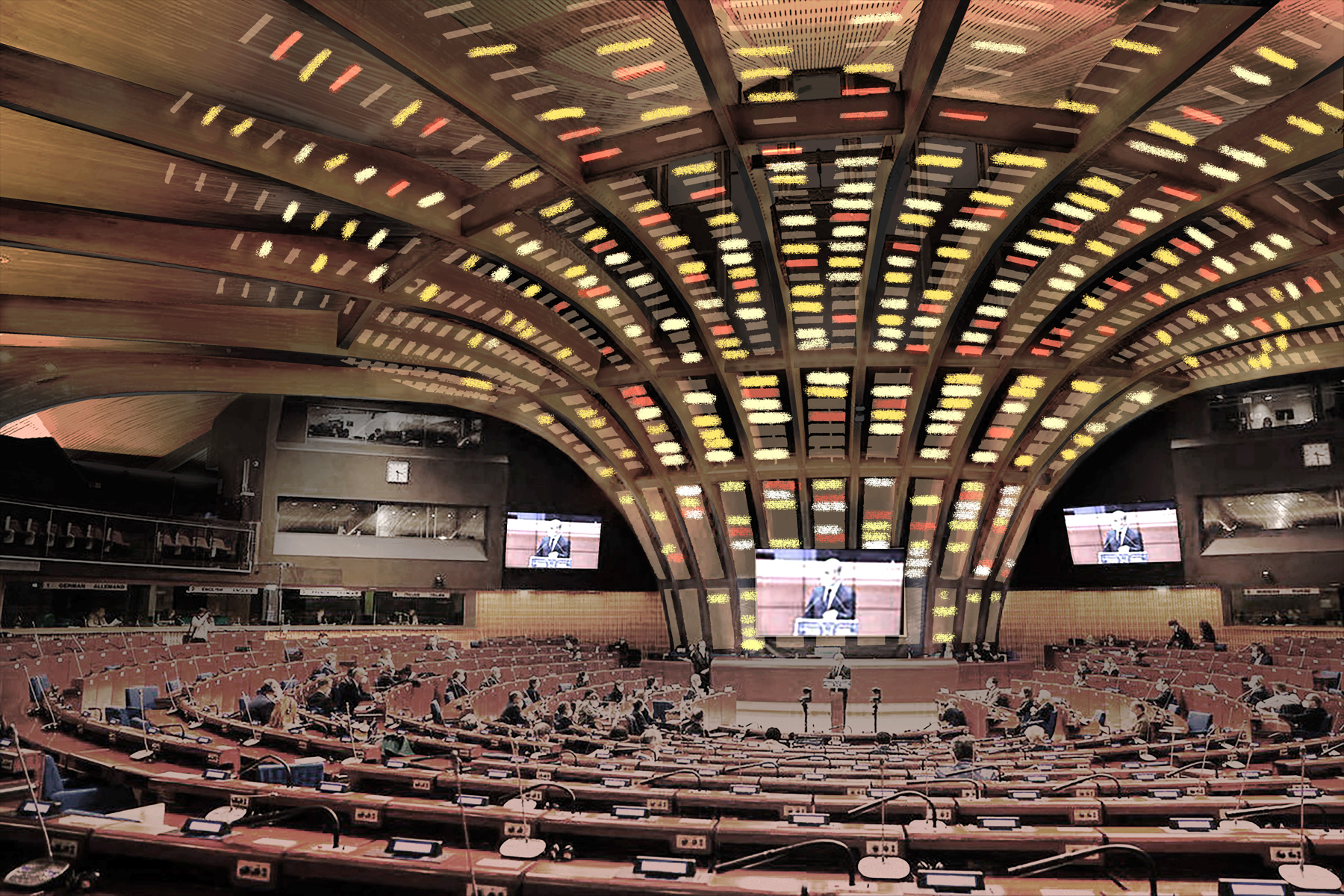 Conseil de l'Europe - Hémicycle - 8'18''